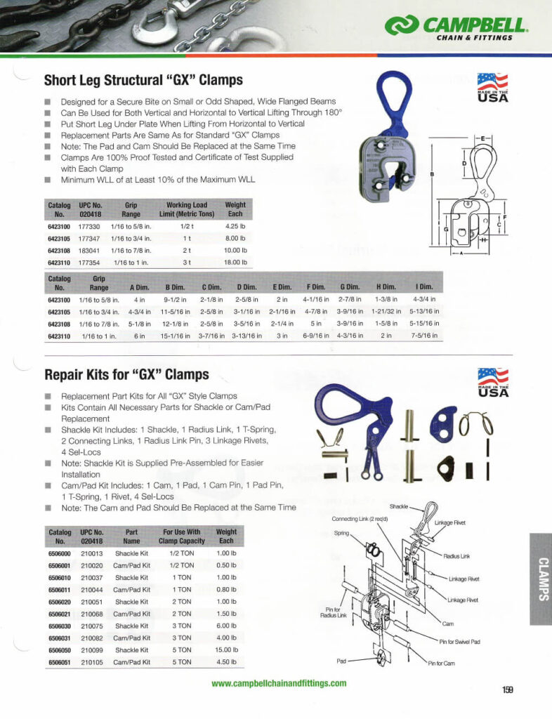 Clamps - The Rigging Box