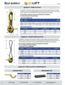 Quicklift Ring Clutch - The Rigging Box